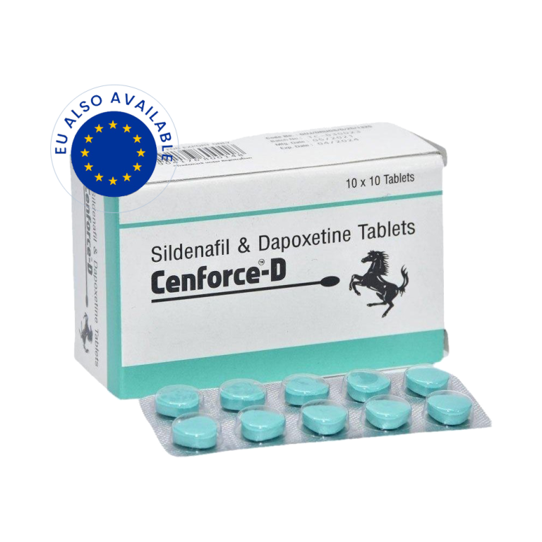 Cenforce-D 100mg+60mg (Sildenafil+Dapoxetine) Highstreetpharma